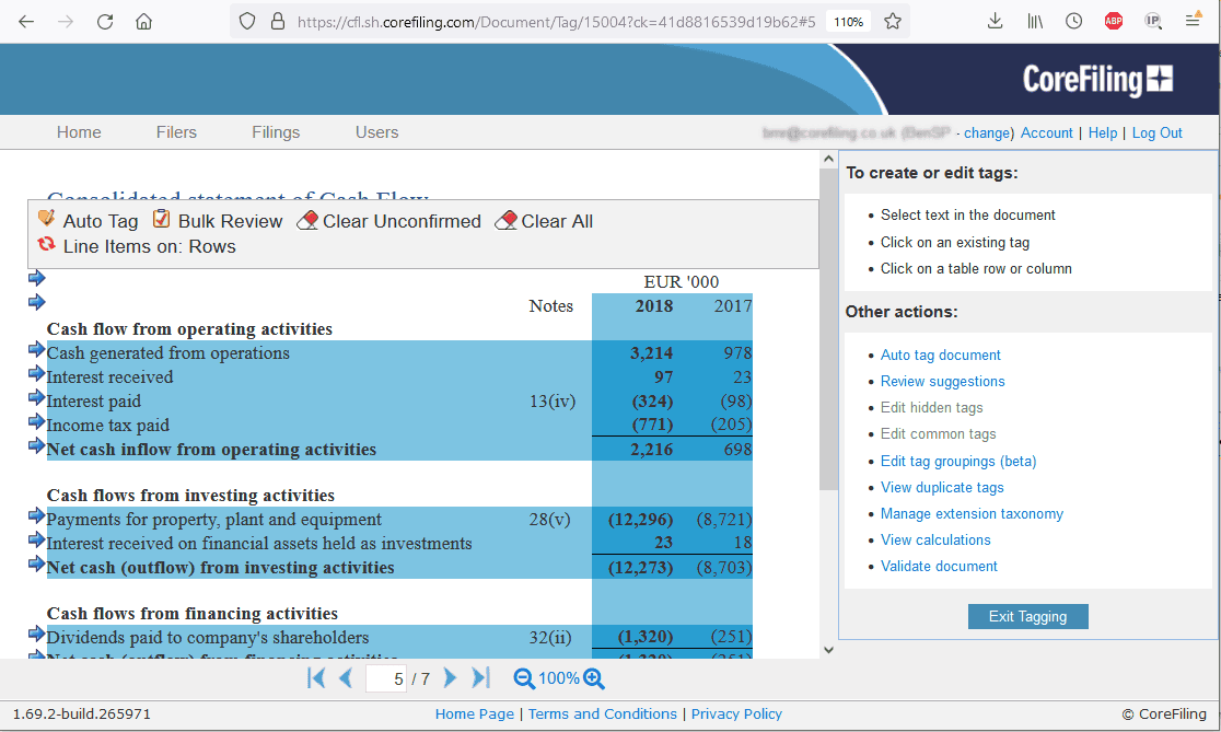 Solution - External Reporting - CoreFiling website